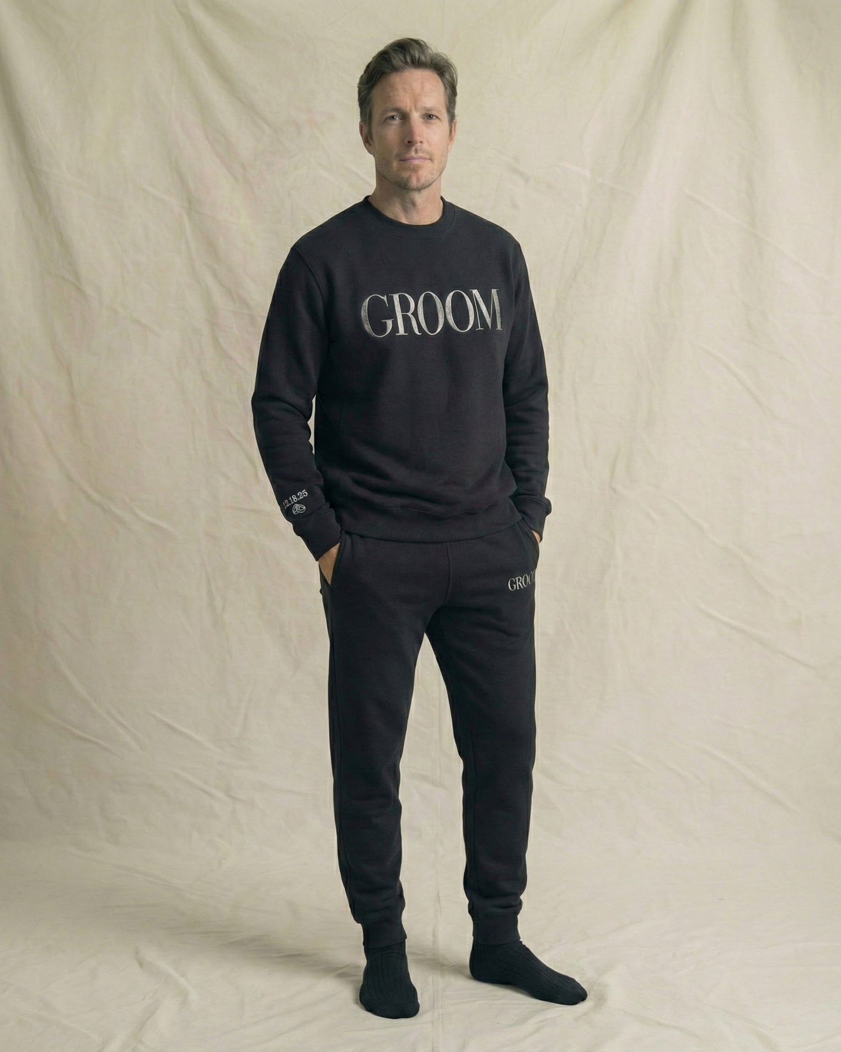 The Complete Bride & Groom Lounge Bundle | Crewneck Edition – Physique